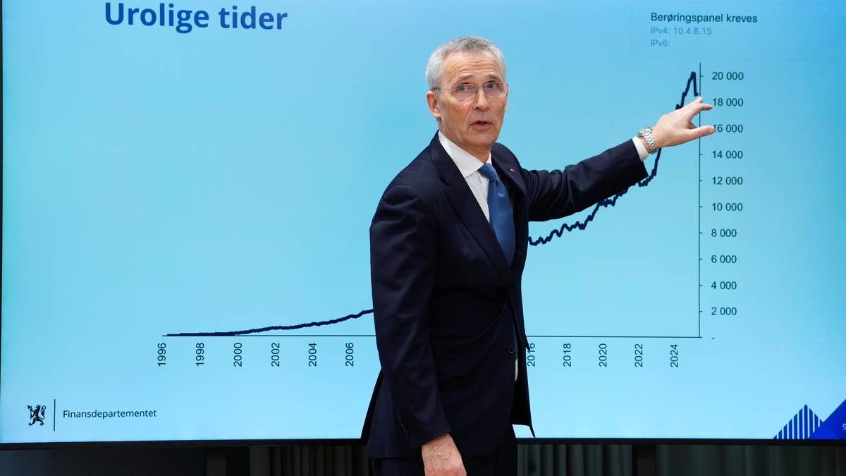 Ny melding om Oljefondet: – Beholder roen, sier Stoltenberg – Siste ...