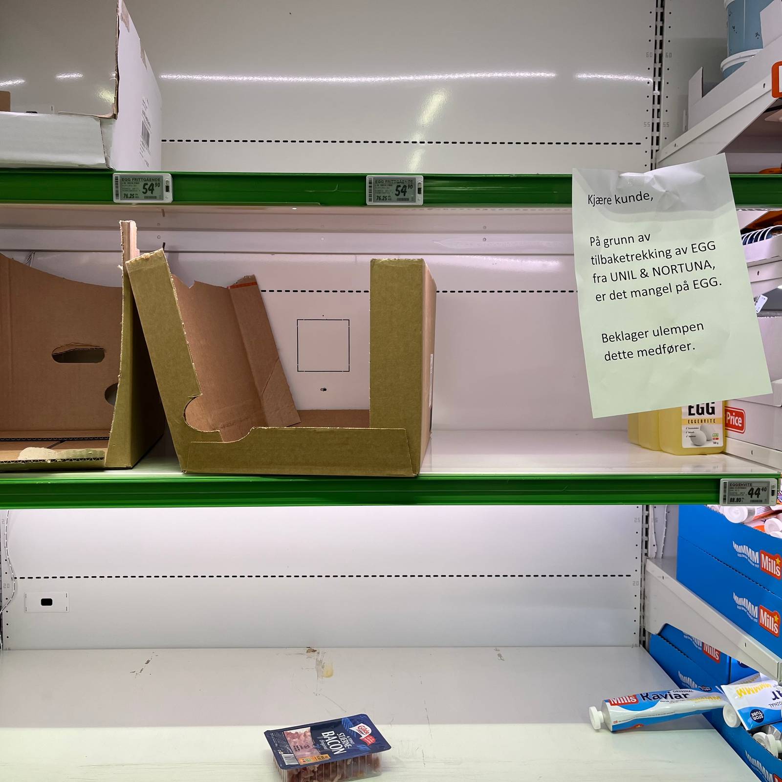 Nortura trekker tilbake minst 10 millioner egg tilbakekalt på grunn av forgiftningsfare – NRK ...