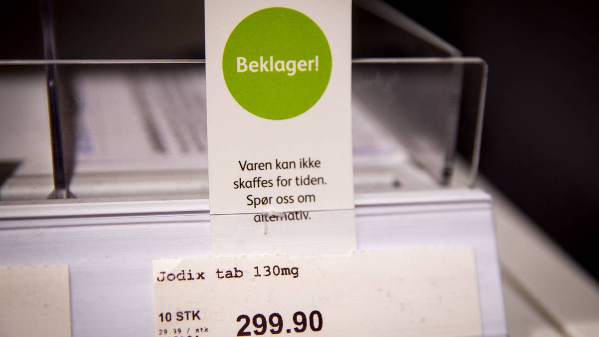 Millioner av jod-tabletter på vei ut i tomme hyller – ber folk unngå ...