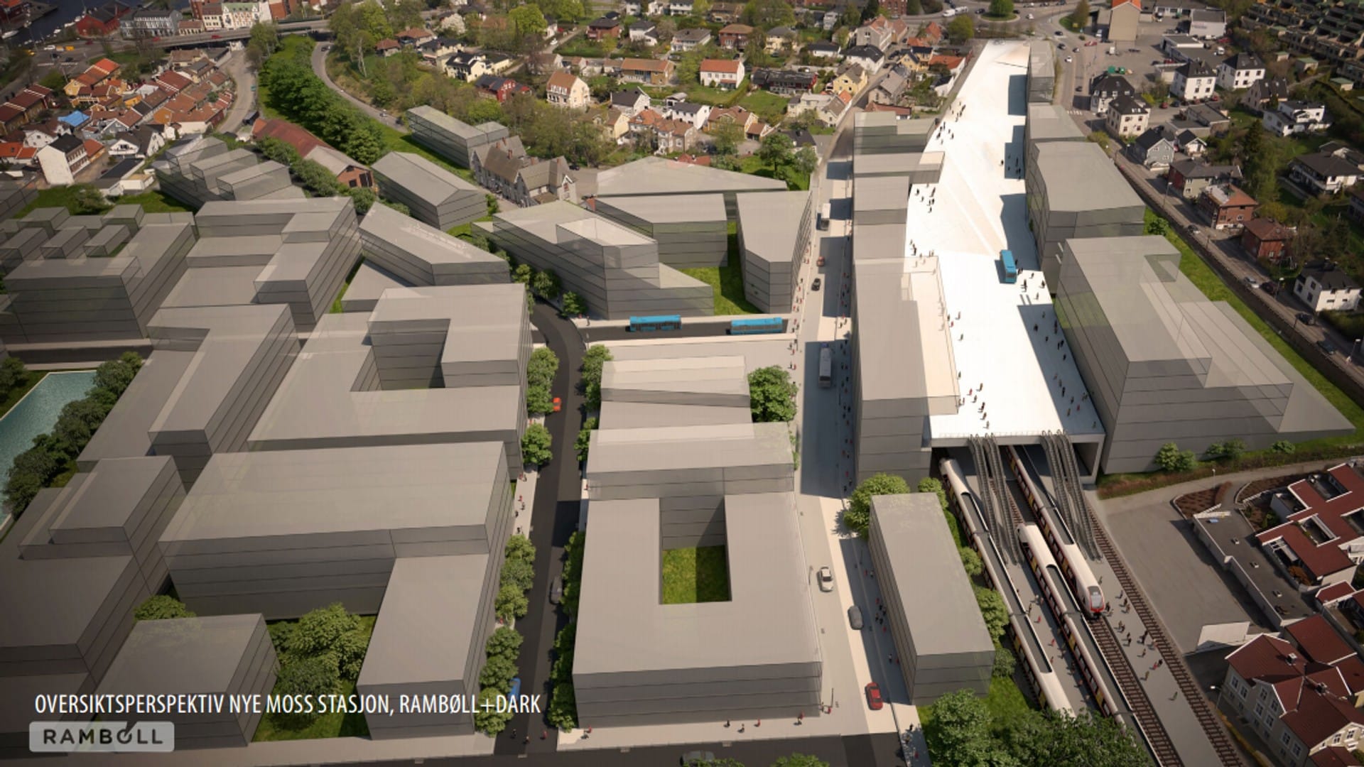 Nye Moss stasjon presentert – NRK Østfold – Lokale nyheter, TV og radio