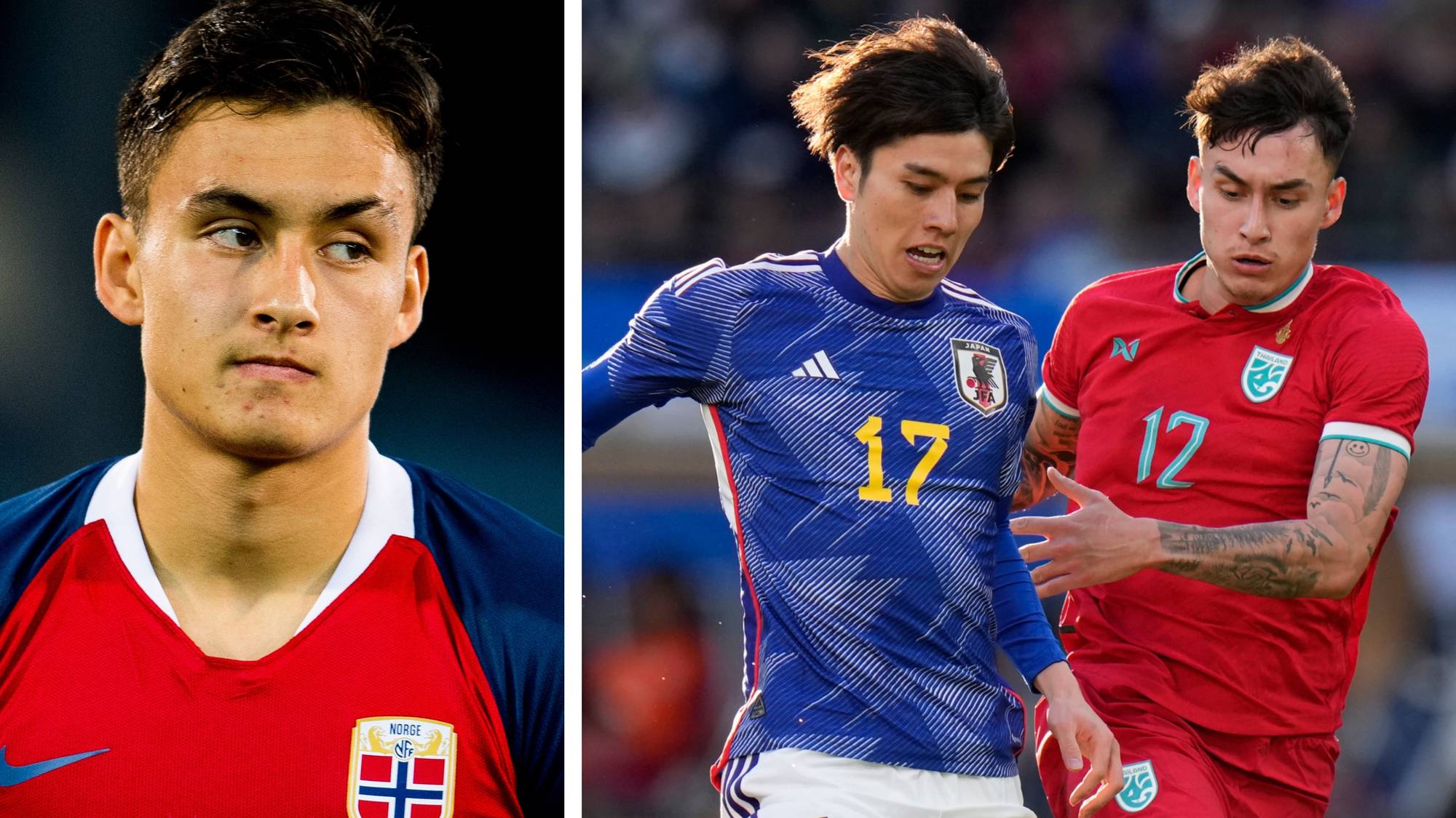 Nicholas Mickelson spelte for Noreg – no har han bytta ut Haaland med ...