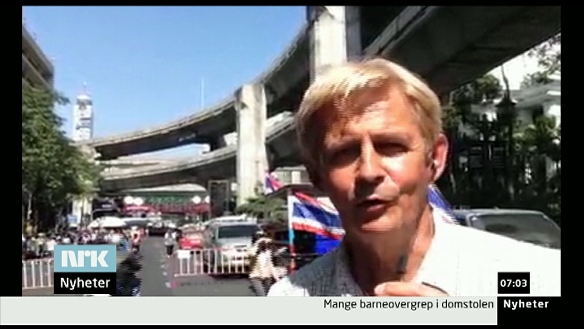 Anders Magnus om demonstrasjonen i Thailand – NRK