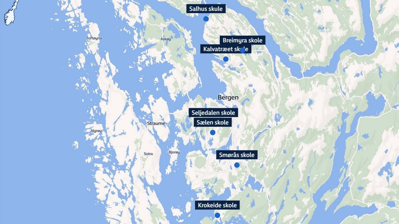 BT: Byrådet i Bergen vil legga ned sju skular – NRK Vestland