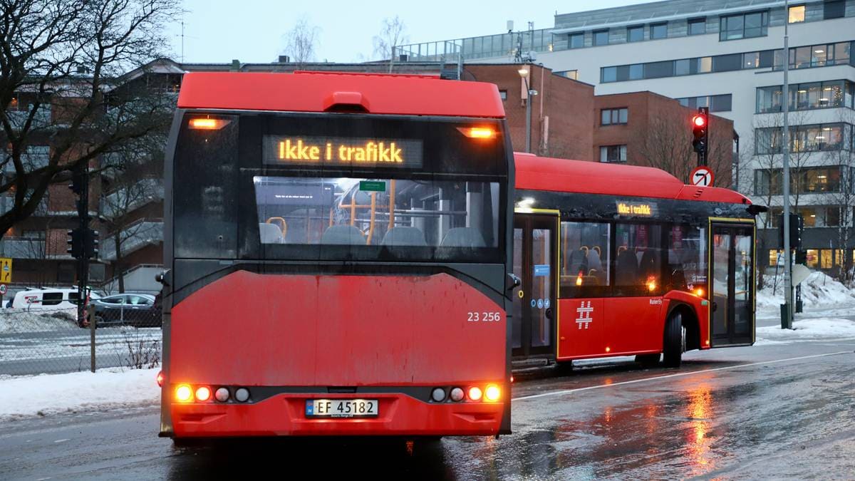 Omtrent alle busser i Oslo og Bærum innstilt – Stor-Oslo