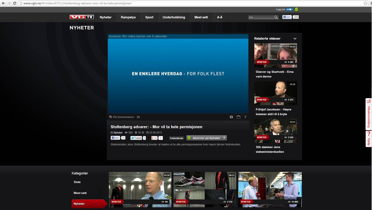 Flertall for politisk TV-reklame – Siste nytt – NRK
