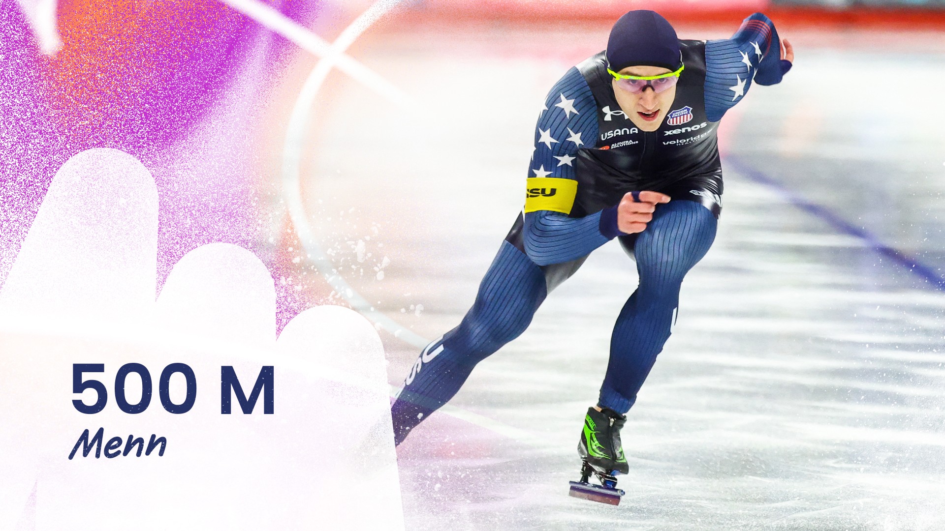 Skøyter 500 meter finale menn og jaktstart kvinner - OL i Milano ...