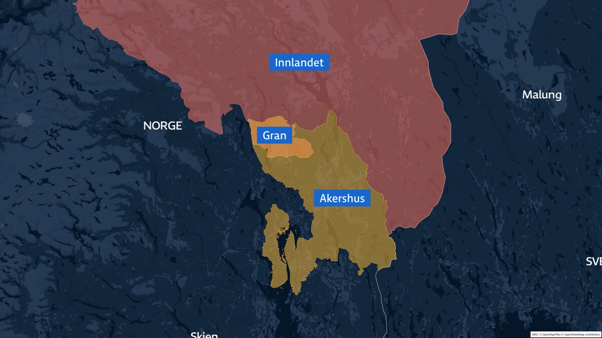Gran kommune ligger an til å forlate Innlandet – NRK Innlandet – Lokale ...