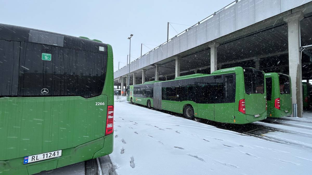 Vil ta ut leddbussene av trafikk ved nytt uvær – NRK Rogaland – Lokale nyheter, TV og radio