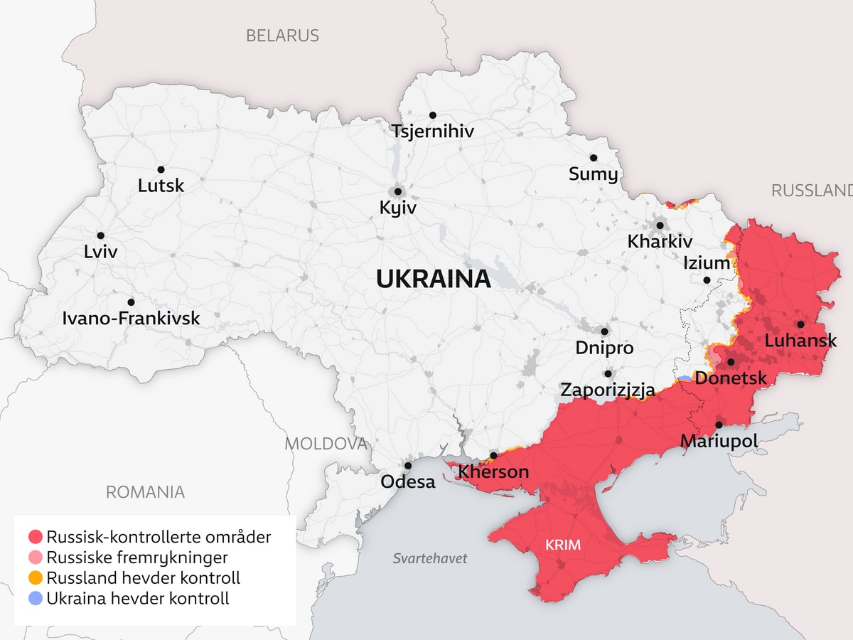 Ukraina taper stadig mer terreng i øst: – Vi er inne i en avgjørende ...