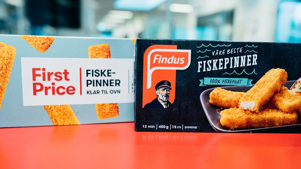 Stor prisforskjell på First Price og Findus fiskepinner: Like produkter ...