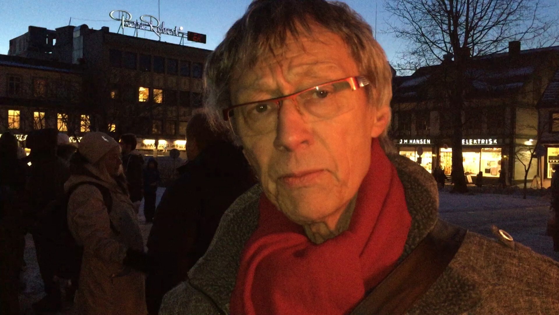 Knut Erik Jensen om demonstrasjonen – NRK