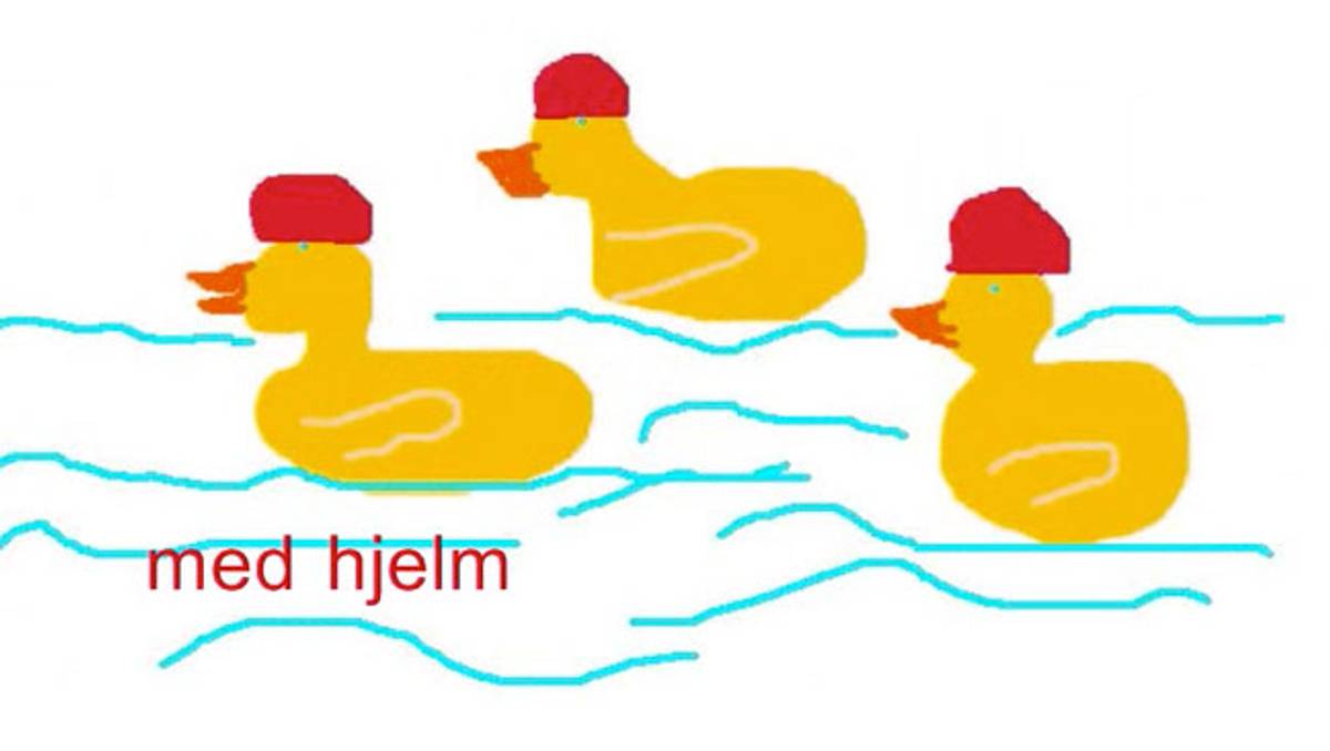 Endene med hjelm – Humor fra arkivet
