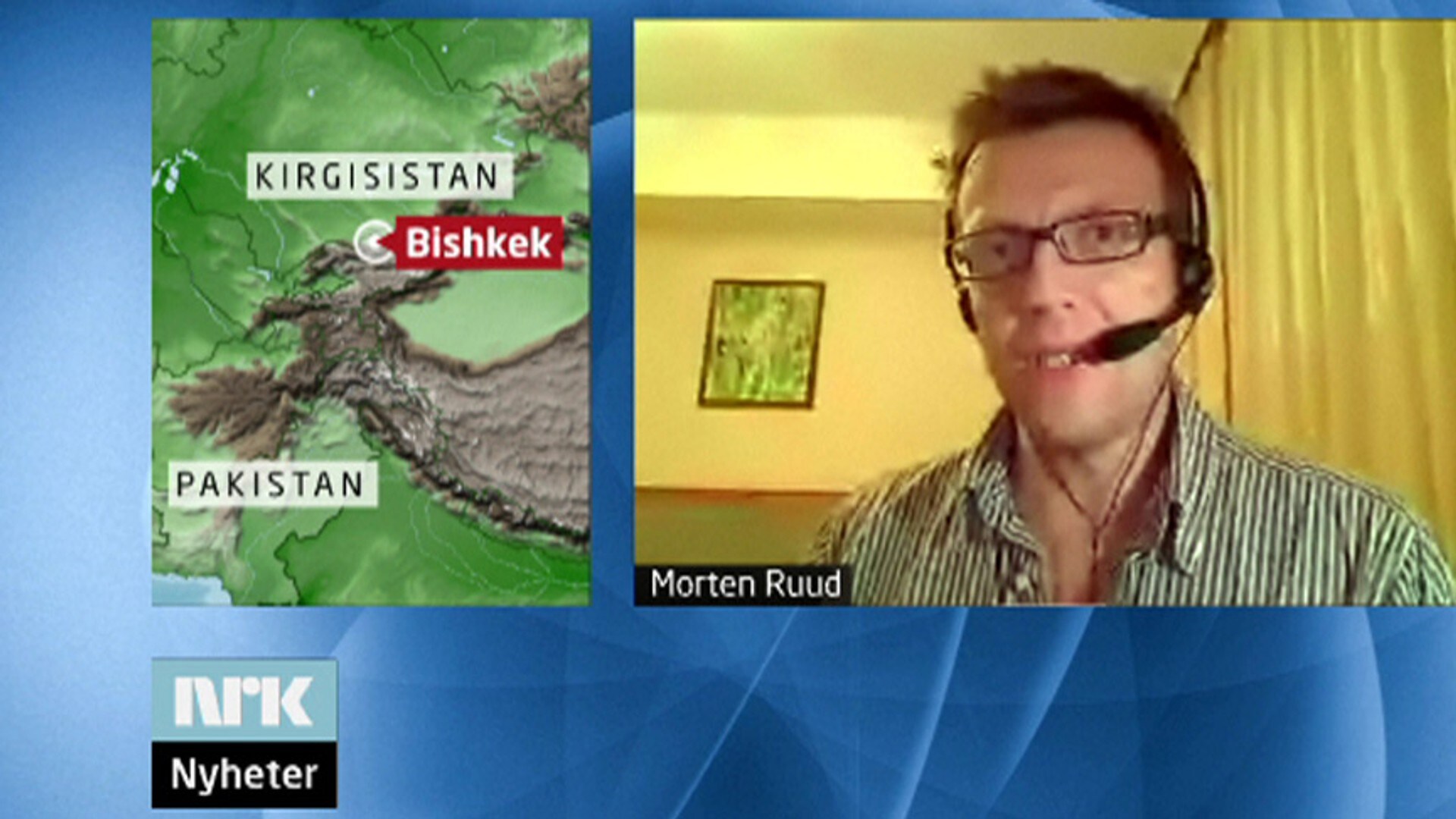 Morten Ruud rapporterer fra Bisjkek – NRK