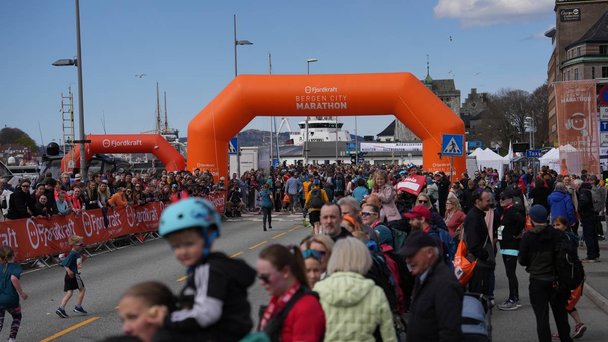 Maraton påverkar Bergens-trafikken laurdag – NRK Vestland
