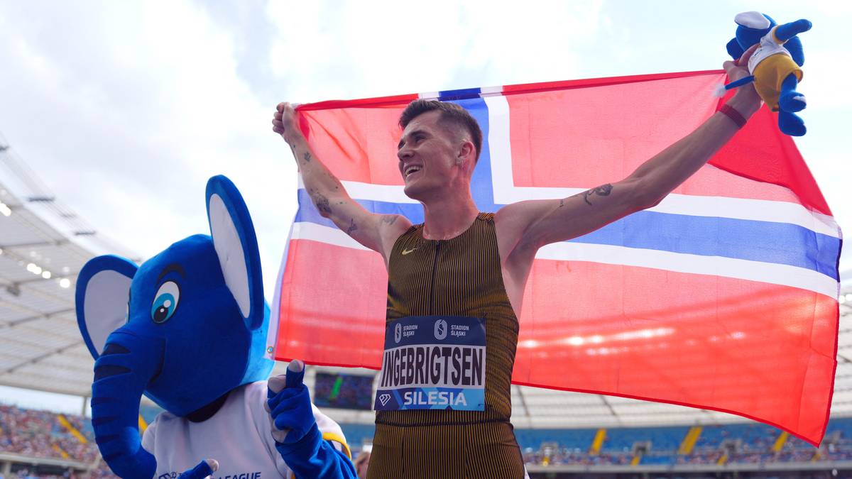 Jakob Asserson Ingebrigtsen slo den 28 år gamle verdensrekorden på 3000 ...