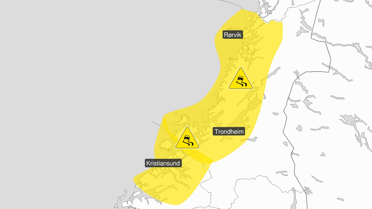 Advarer mot glatte veier – NRK Trøndelag – Lokale nyheter, TV og radio