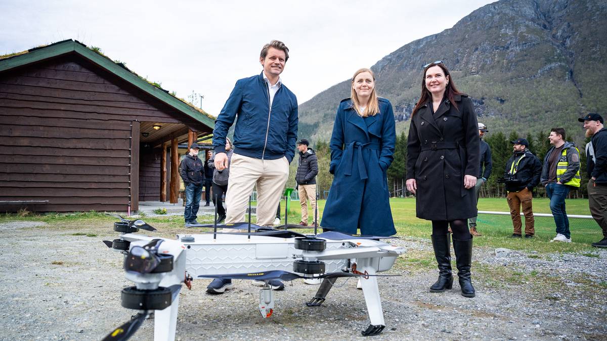 Drone produsert av Griff Aviation i Sykkylven vert send til Ukraina ...