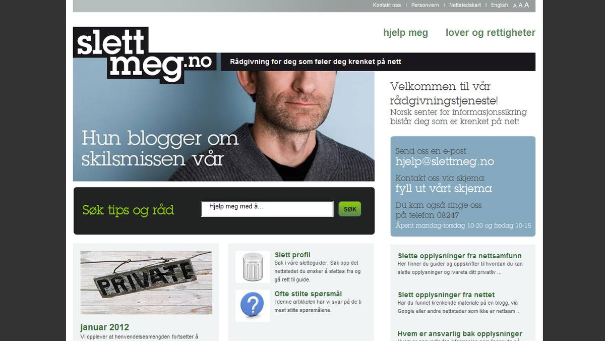 Har du fått hjelp av slettmeg.no? – NRK Innlandet – Lokale nyheter, TV ...