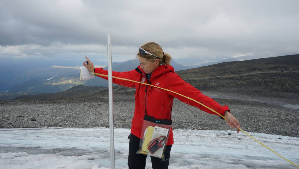 20 meter is smelta på et år – NRK Innlandet – Lokale nyheter, TV og radio