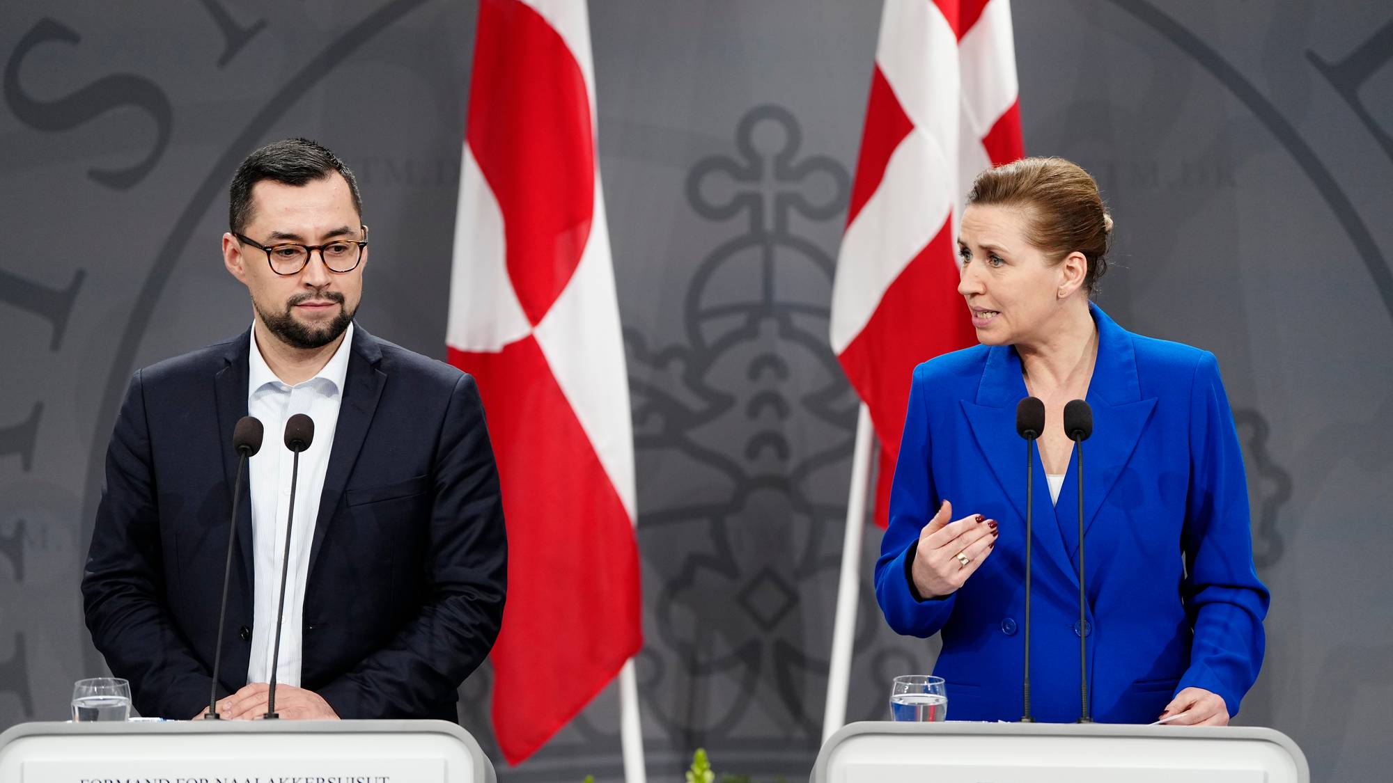 Danmarks statsminister holder ny pressekonferanse om Grønland – NRK ...