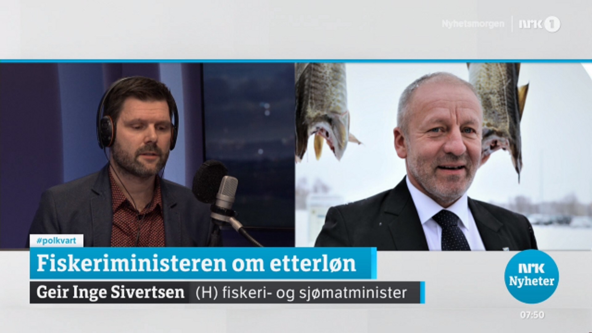 Fiskeriminister Geir Inge Sivertsen: – Ansvaret er mitt – NRK Norge – Oversikt over nyheter fra ...