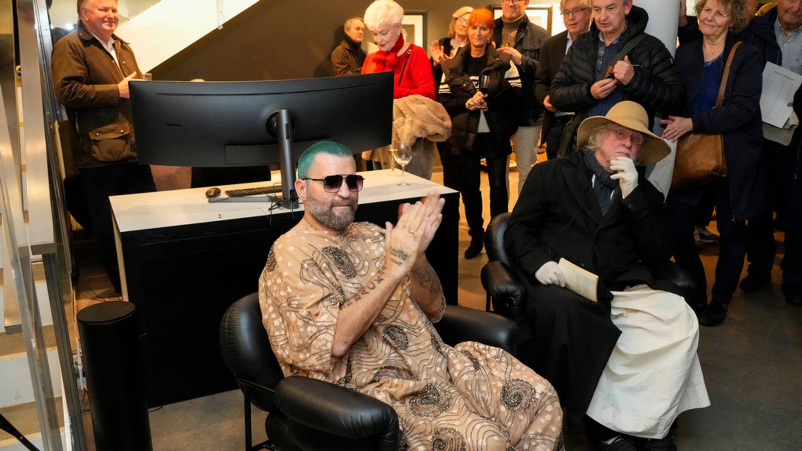 Odd Nerdrum og Bjarne Melgaard åpner felles utstilling – Stor-Oslo