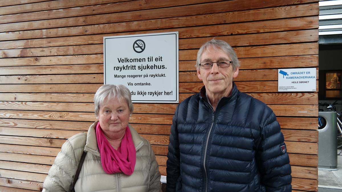 Røyking ved sjukehus skapar frustrasjon – NRK Vestland