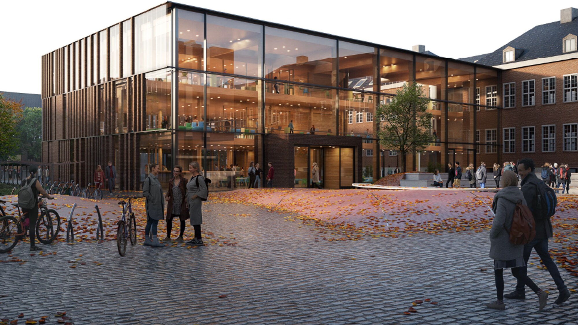 Arkeologar med utgravingar før utbygging av Trondheim Katedralskole ...