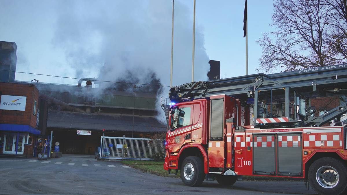 Brann Ved Herøya Industripark Nrk Vestfold Og Telemark Lokale