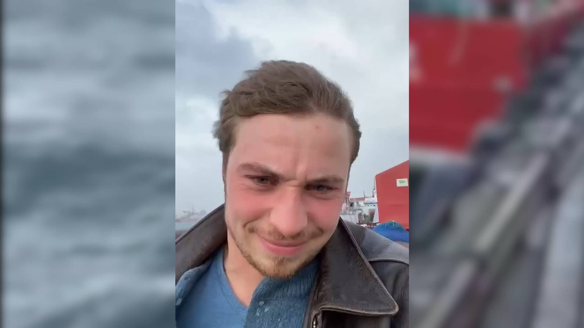 Fisker Isak Dreyer fra Norges Tøffeste holder seg på land; storm på ...
