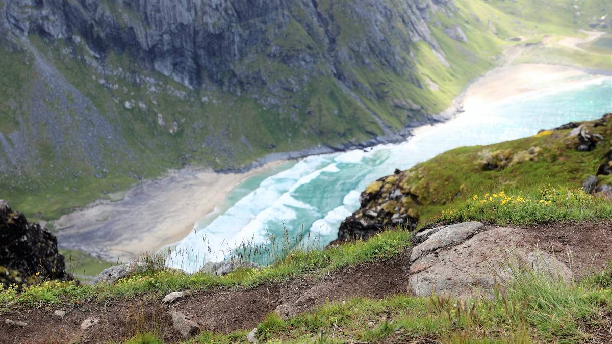 Populær tursti i Lofoten er stengt – NRK Nordland