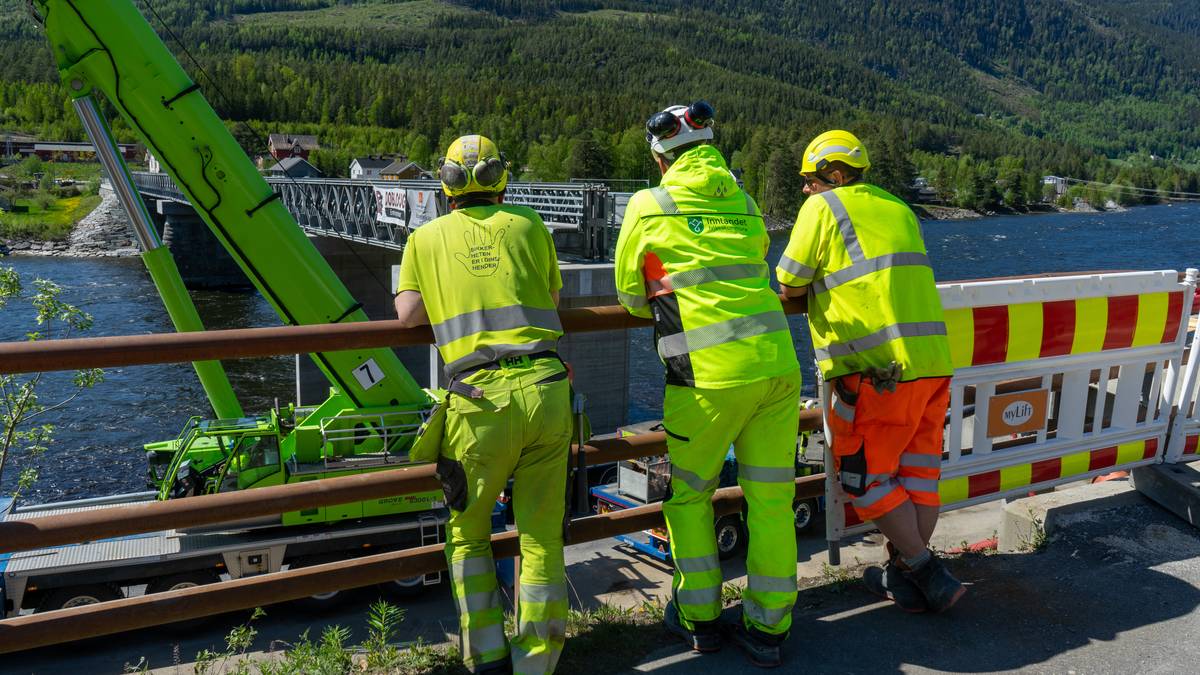 Åpner midlertidig bru for myke trafikanter før helgen – NRK Innlandet – Lokale nyheter, TV og radio