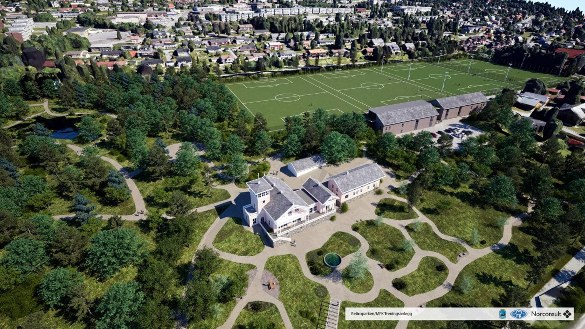 Molde Fotballklubb vil bygge nye fotballbaner i Retiroparken – NRK Møre ...