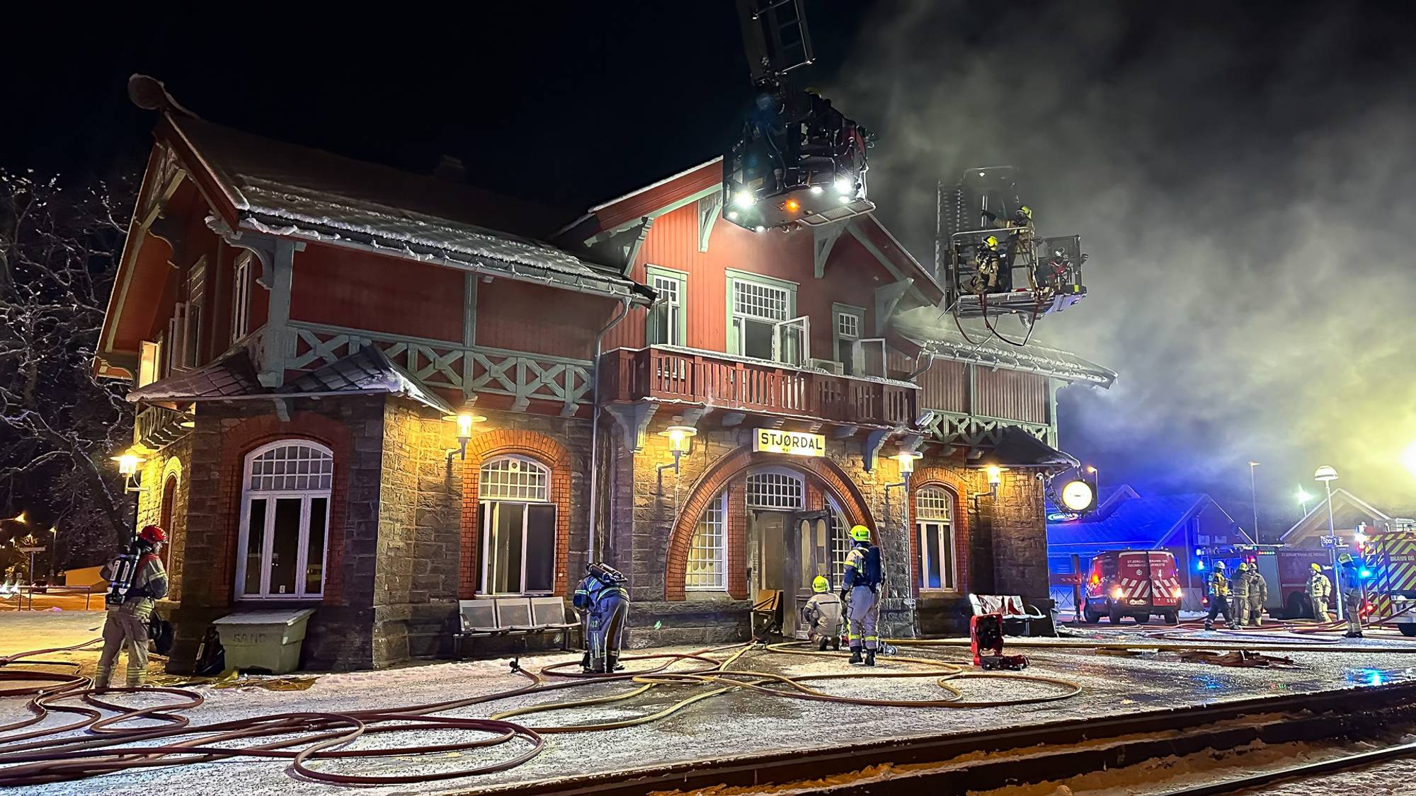 Stjørdal stasjon fikk store skader i brann – NRK Trøndelag – Lokale ...