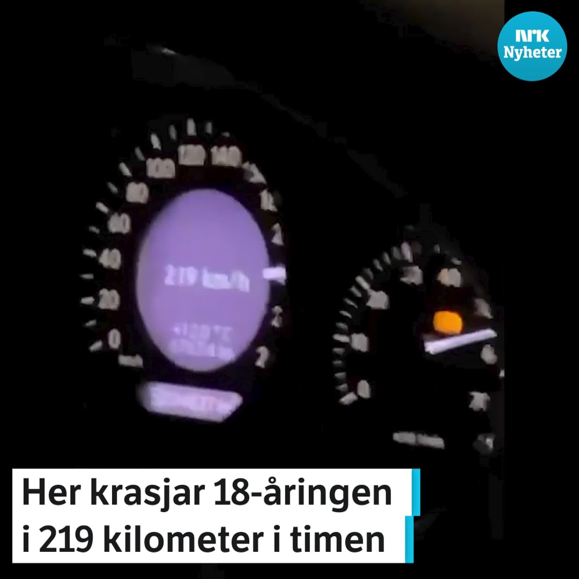 18-åring risikerer fengsel etter å ha krasja i 219 kilometer i timen ...