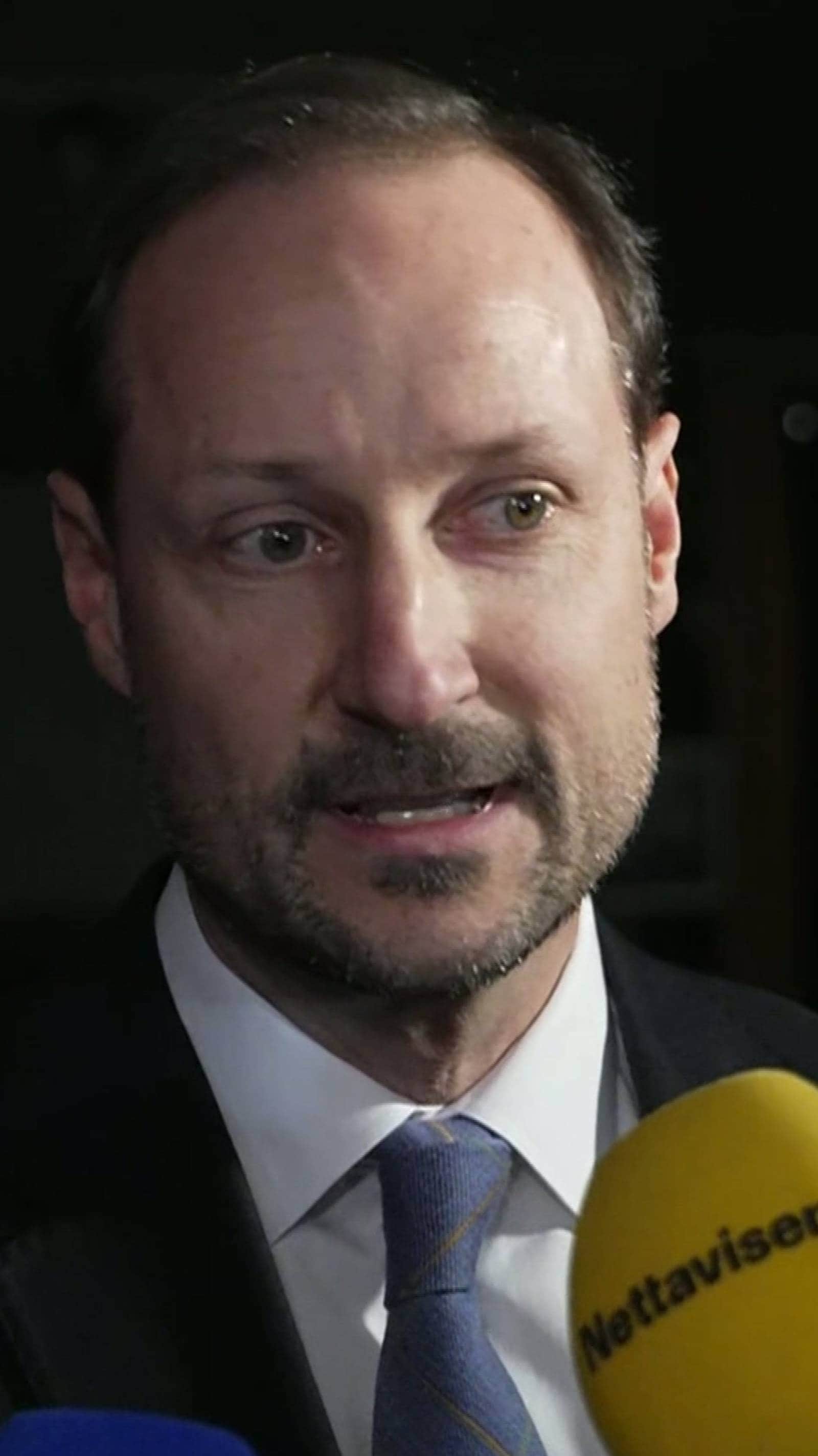 Kronprins Haakon: Vi kommer ikke til å være til stede i rettssalen ...
