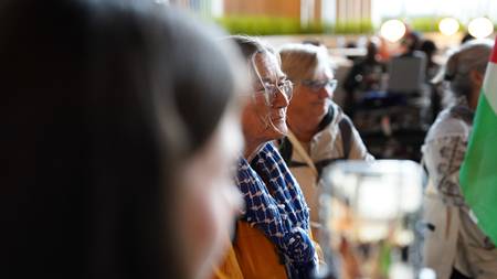 Den norske fredsaktivisten Vigdis Bjorvand er tilbake i Norge etter å ...