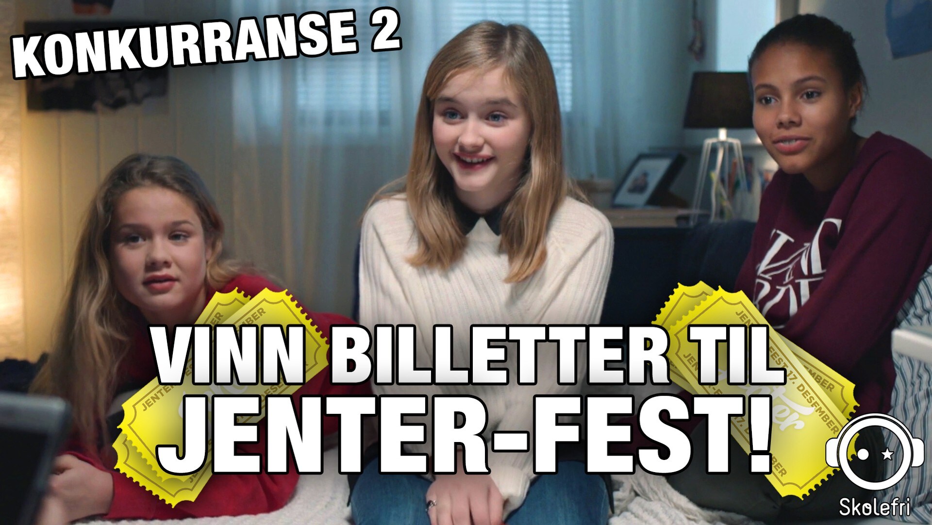Vinn billetter til Jenter-fest! – NRK