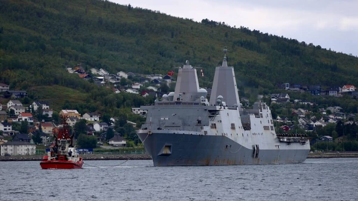 Amerikanske styrker er framme i Narvik før skarpskytingsøvelse i Indre ...