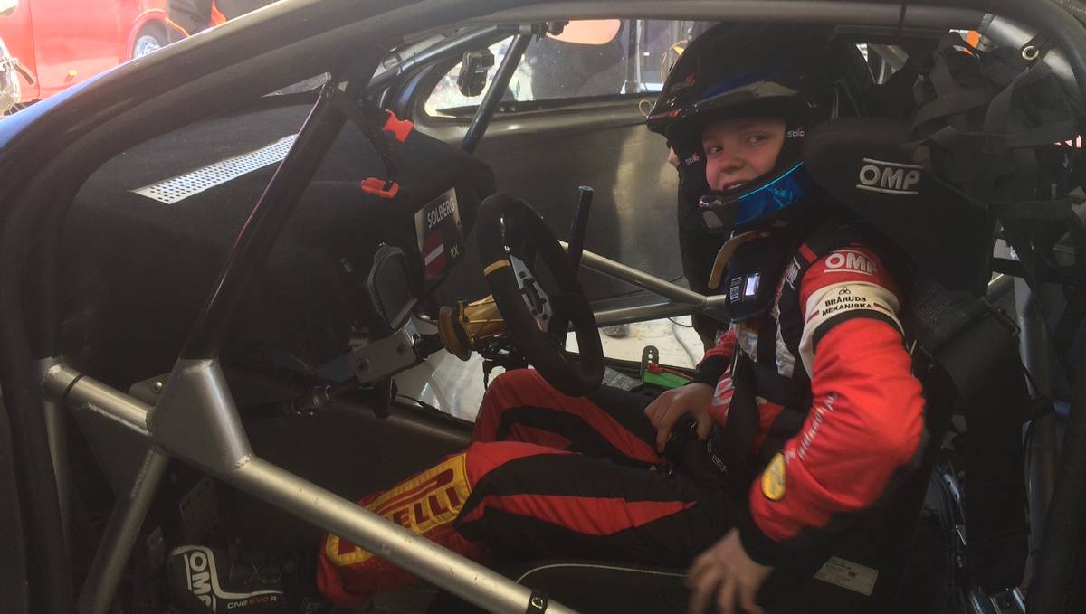 Solberg jr. (15) mistet nesten døren i rallycross-debuten – NRK ...