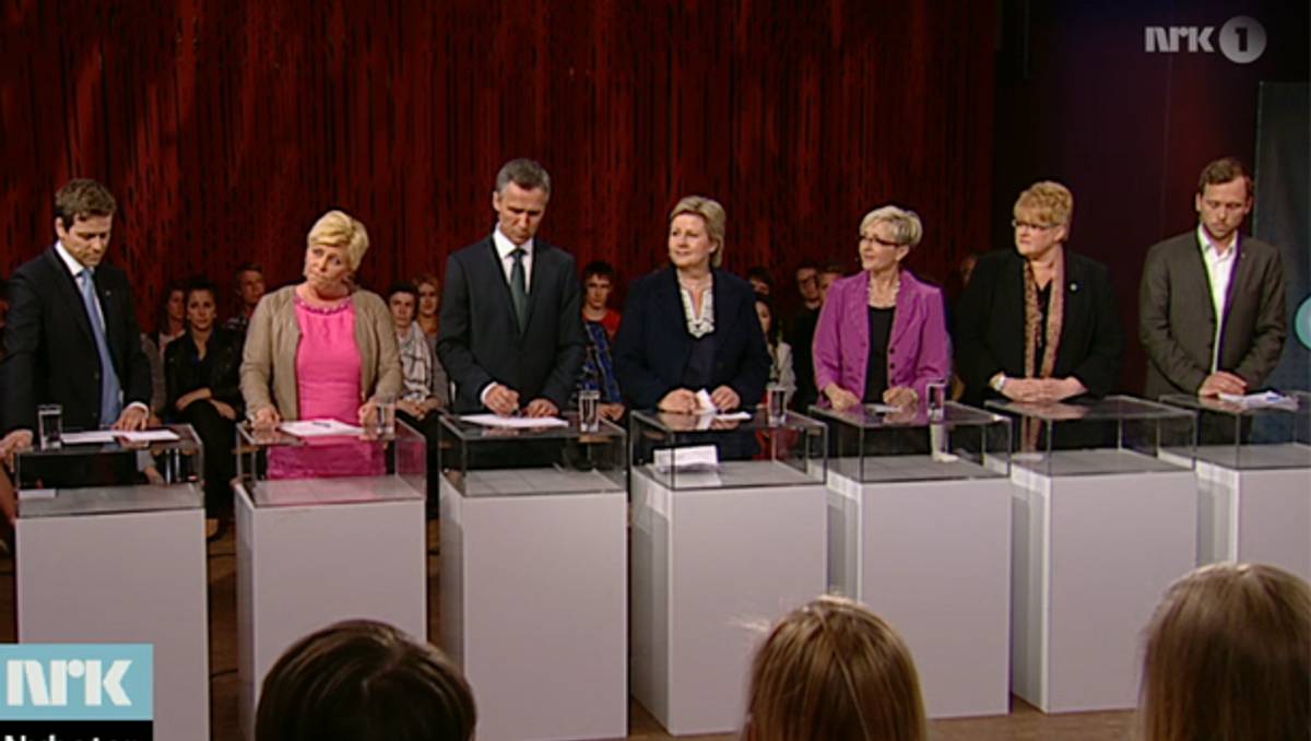 Partilederdebatt på Litteraturhuset – NRK Norge – Oversikt over nyheter ...