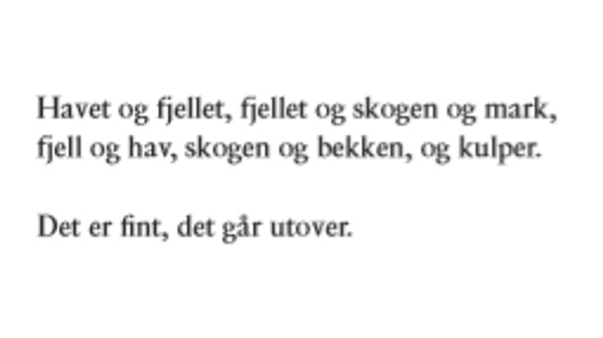 Norsk lyrikk på engelsk – NRK Kultur og underholdning