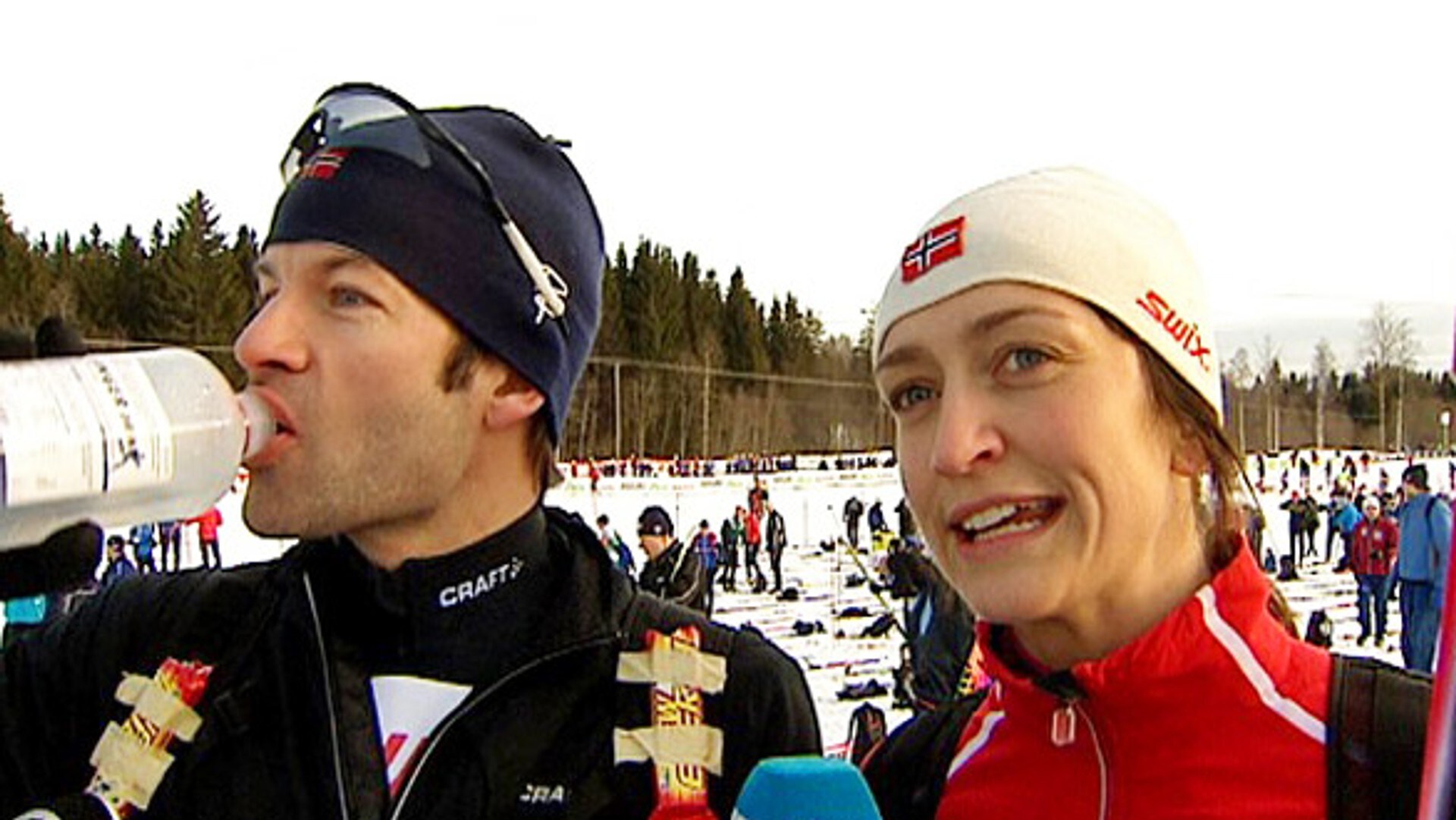 Ingerid og Jon etter Birkebeinerrennet – NRK