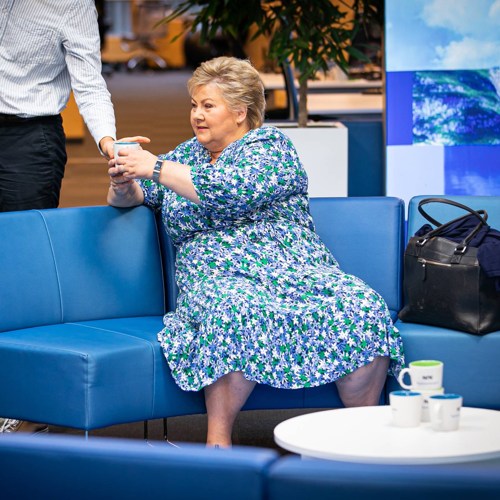 Erna Solberg om Støres ønske om samarbeid: – Helt naturlig – NRK Norge ...