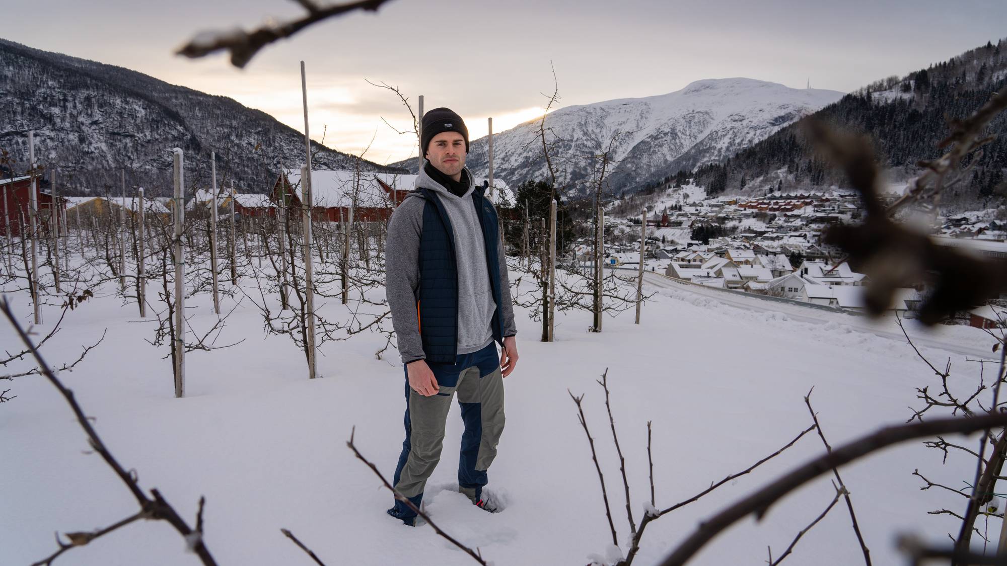 Dei siste fruktgardane i Sogndal sentrum kan bli bustadfelt – NRK Vestland