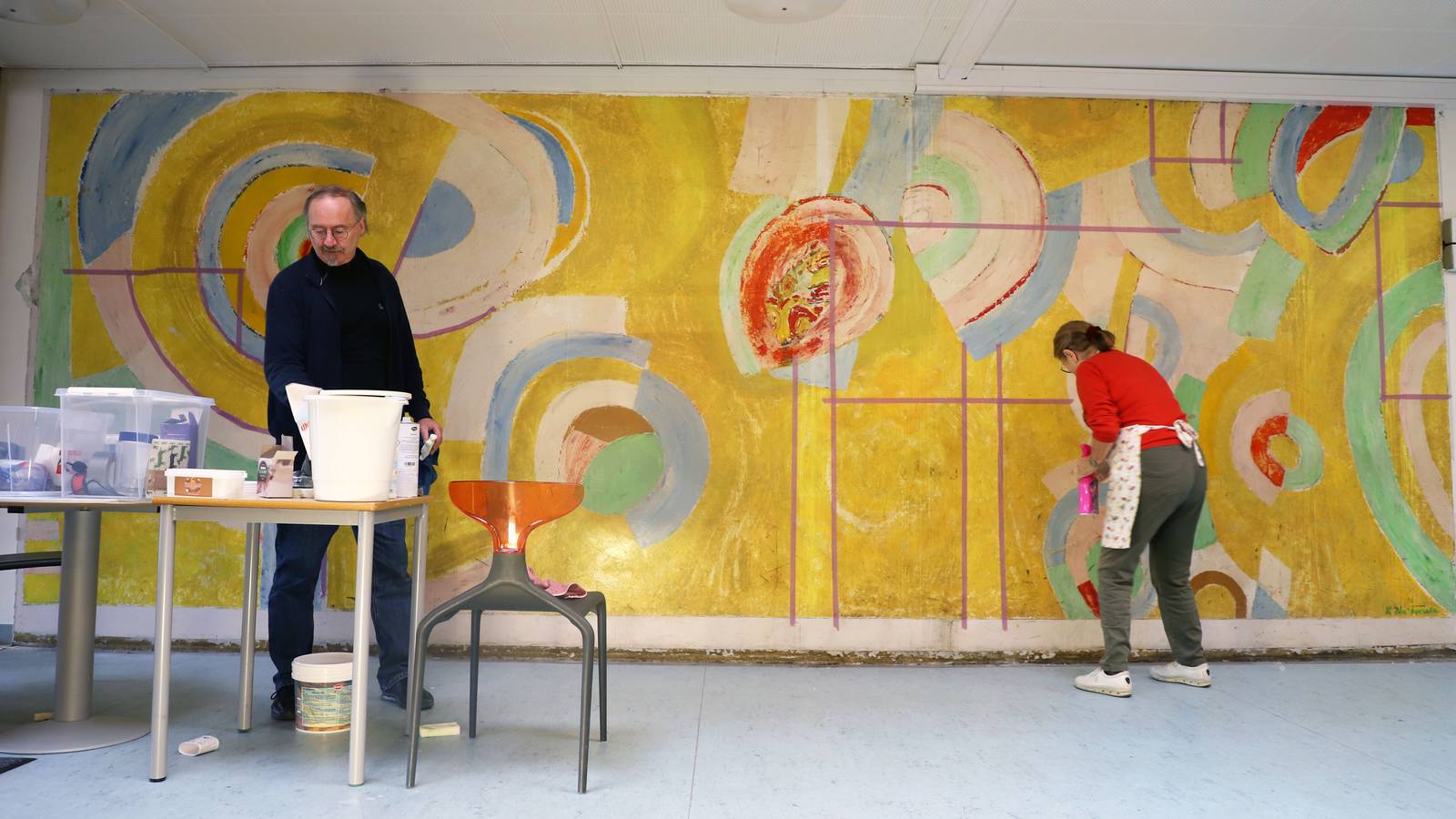 Måleri blei stua vekk i årevis: – Det har nasjonal verdi – NRK Vestland