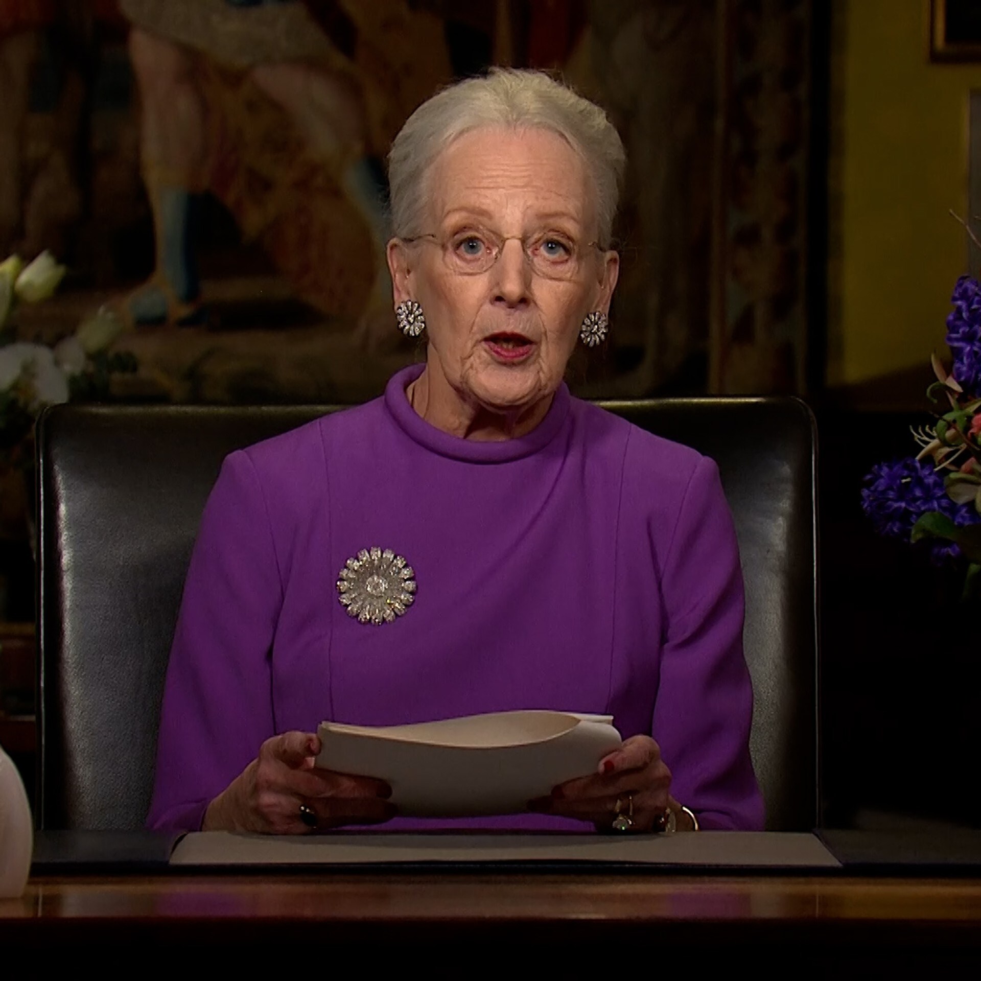 Danmarks dronning går av – NRK