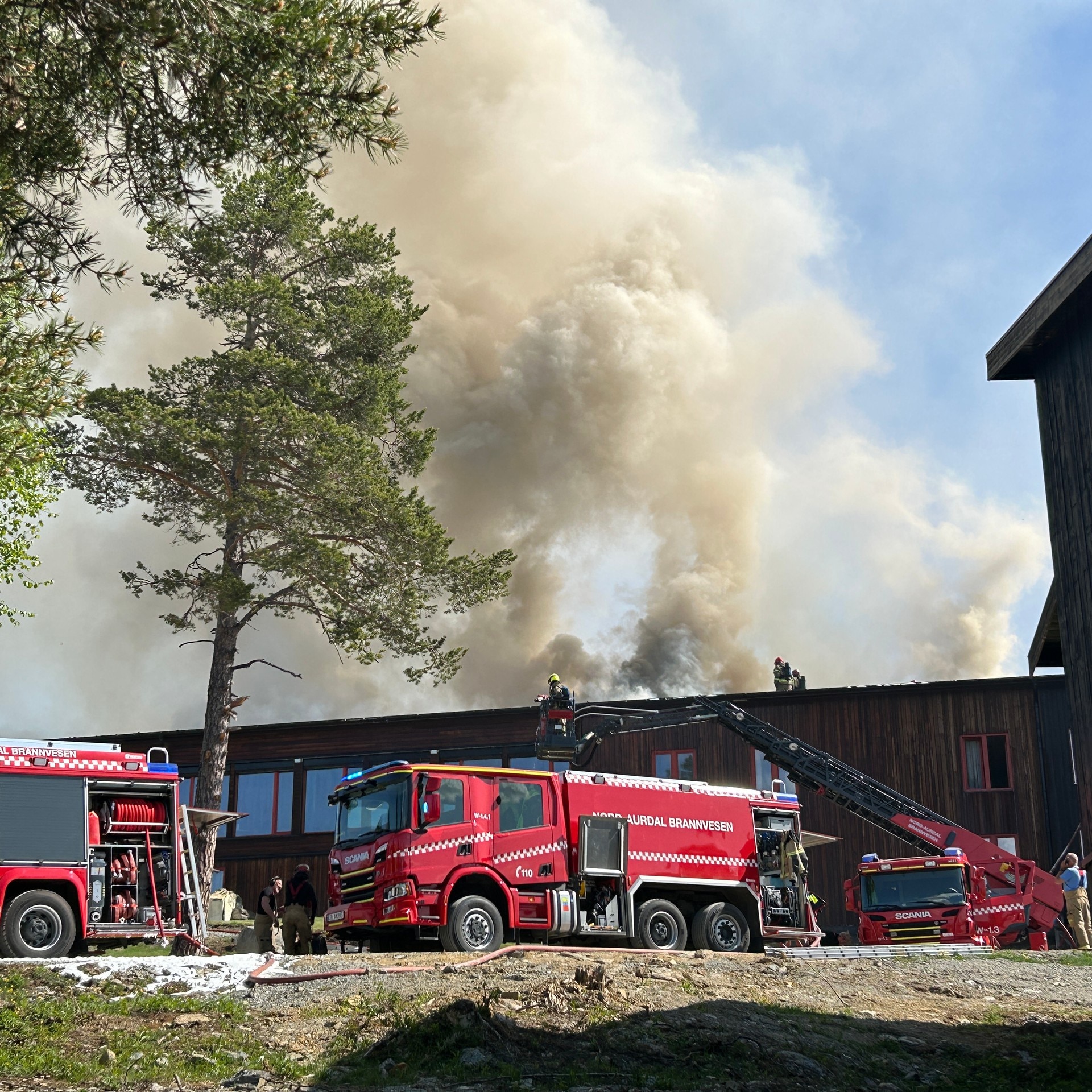 Brann ved Beitostølen Helsesportsenter – NRK