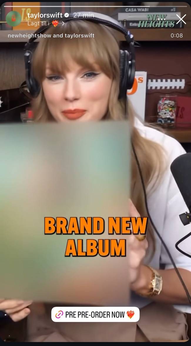 Taylor Swift kjem med nytt album – NRK Kultur og underholdning