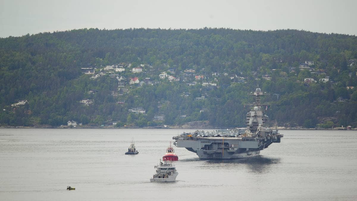 Vil ikke fortelle hvor ferden til «USS Gerald R. Ford» går – NRK Troms ...